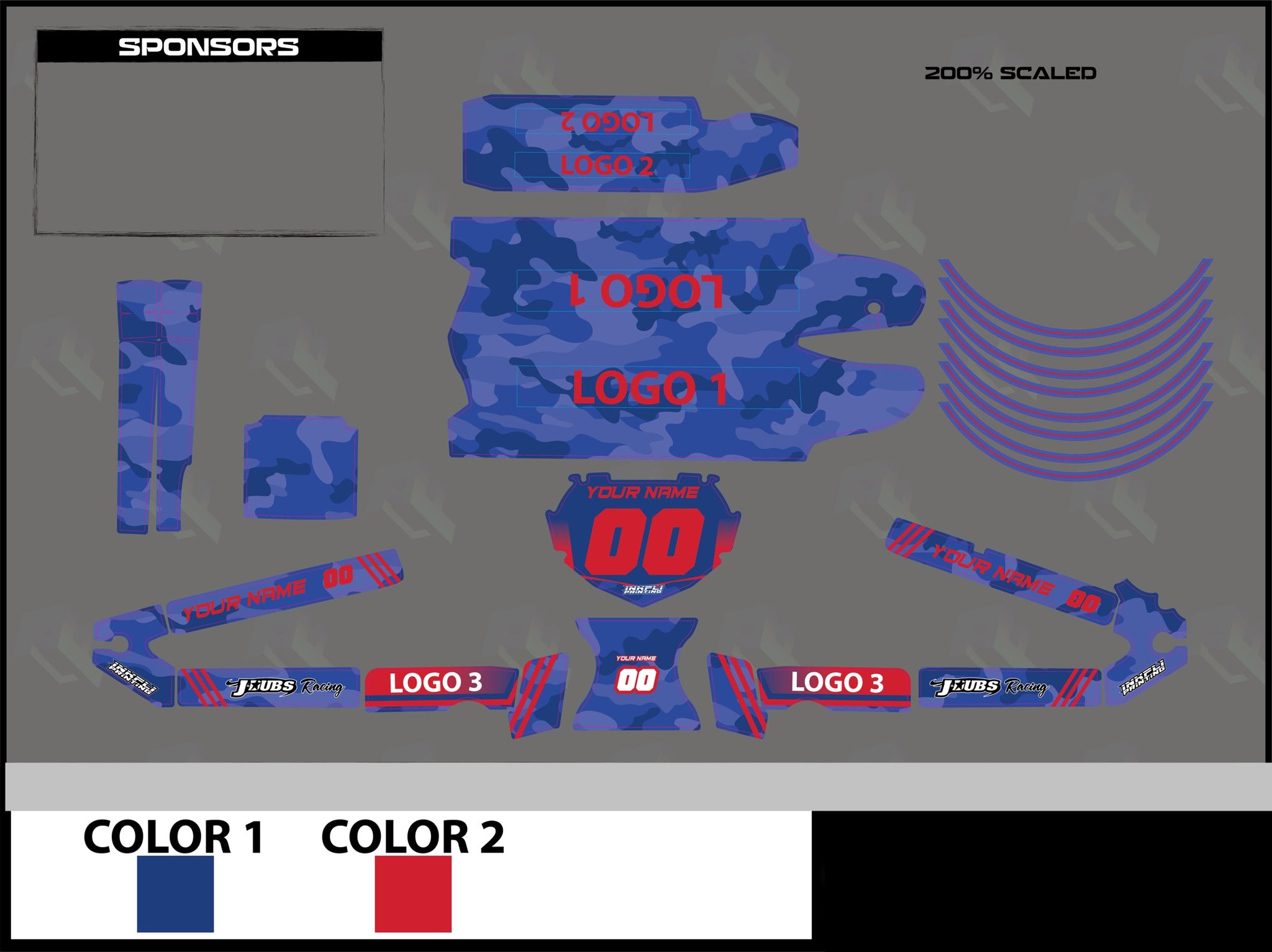 [JDR] 'Camo' - Semi-Custom Graphics – JDubs Racing