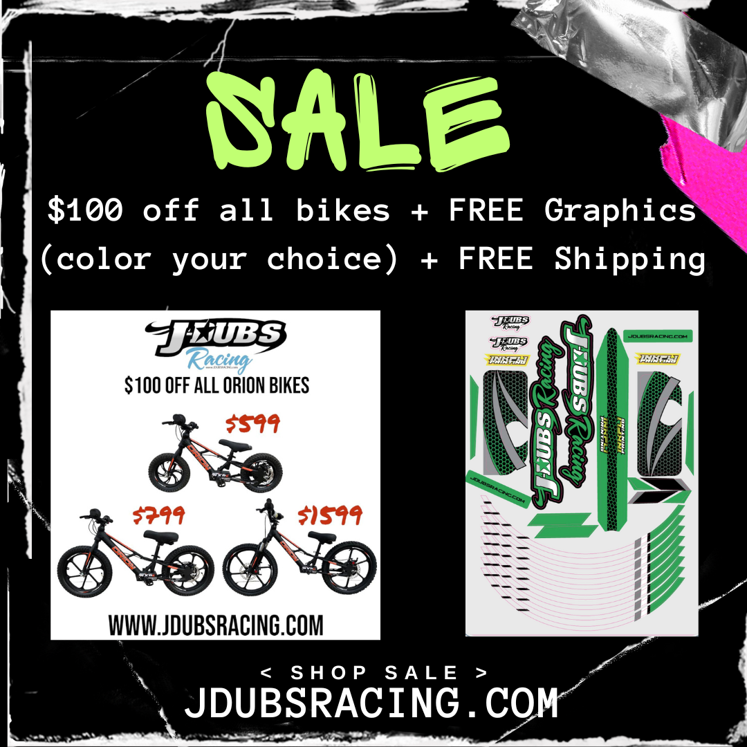 Stability Cycle Electric Balance Bikes and Accessories – JDubs Racing